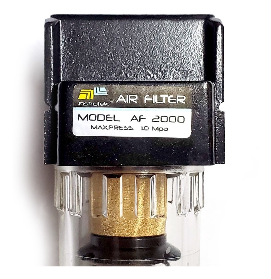 Filtro baja presión, 1/4" NPT, dren automático | Instrutek